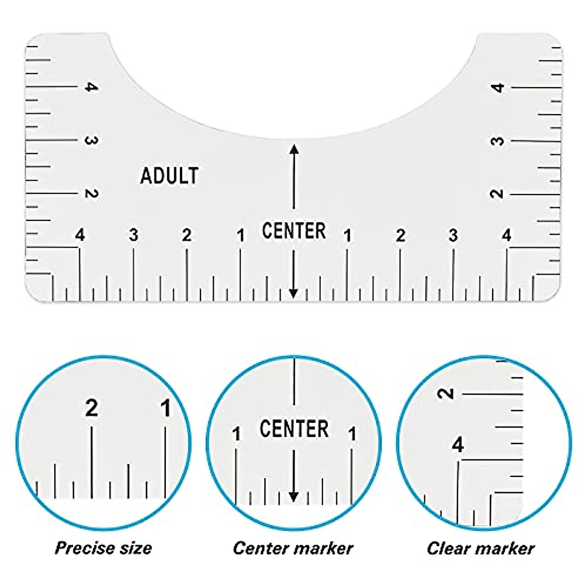 T-Shirt Alignment Ruler Heat Resistant Tape 10mm X 33m 108ft, PTFE Teflon Transfer Sheet 16 x 20" - 4 Rulers, 2 Rolls Heat Resistant Tape, 3 Packs PTFE Teflon Sheet and 1 Tape Measure Included