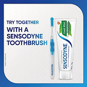 Sensodyne Fresh Mint Sensitivity Toothpaste for Sensitive Teeth and Fresh Breath 70g (Pack of 1)