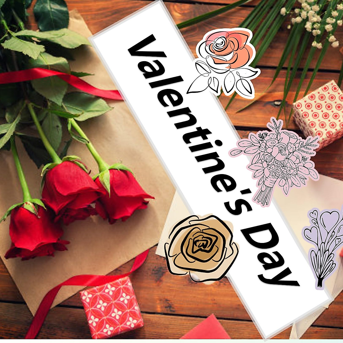 DOLEWA Sticker Printer with 5 Rolls Paper, Mini Portable Sticker Maker Machine Thermal Pocket Printer, Inkless Note Printer, Bluetooth Label Printer for Study, Scrapbook, DIY Journal, Memo, Photos