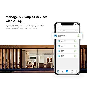 SONOFF Basic R2 10A Smart WiFi Wireless Light Switch, Universal DIY Module for Smart Home Automation Solution, Works with Amazon Alexa & Google Home Assistant, Works with IFTTT, No Hub Required