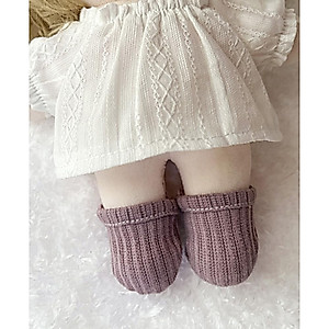 niannyyhouse 15cm 20cm Plush Doll Clothes Shorts Thickened Leggings Ribbed Socks Soft Stuffed Plush Toy Dress Up (a4, 20cm)
