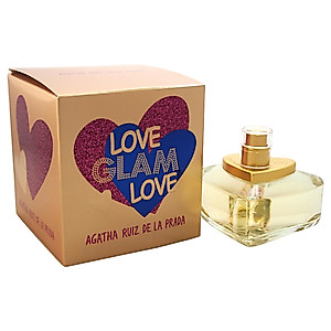 Agatha Ruíz De La Prada Love Glam Love Eau de Toilette Spray for Women, 2.7 Ounce