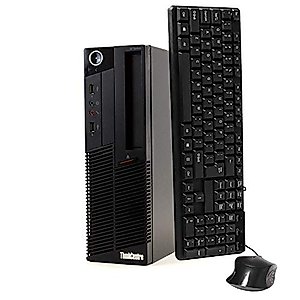 Wireless Desktop Computer PC, Intel Core i5 3.2-GHz, 8GB RAM, 2TB HDD, Keyboard, Mouse, DVD, WiFi, Bluetooth, Windows 10, Compatible with Lenovo ThinkCentre M90 (Renewed)