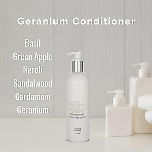 Atelier Bloem Geranium Strengthening Conditioner - Kimpton Hotel Collection - Bath & Body - Basil, Green Apple, Neroli, Sandalwood, Cardamom and Geranium - 16 oz.