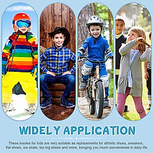 2 Pair Winter Shoe Insoles for Kids Wool Fleece Insoles Sheep Wool Shoe Insert Fluffy Wool Flat Brioche for Sneakers and Boots, Warm and Soft, Beige