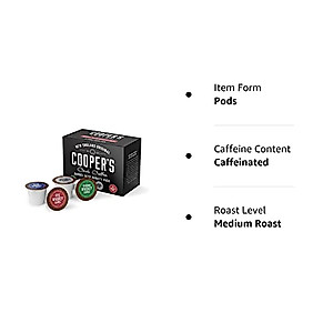 Bourbon Barrel Aged Coffee 24ct Variety Pack Set, Single Origin Coffee Paired with Bourbon, Rye Whiskey, Malt Whiskey and Rum, 24ct