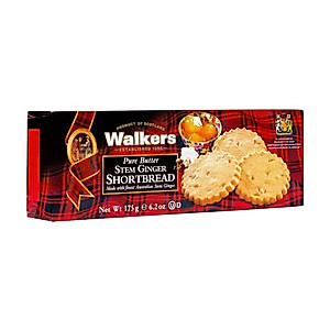Walkers Shortbread Stem Ginger Shortbread, 6.2 Ounce Box