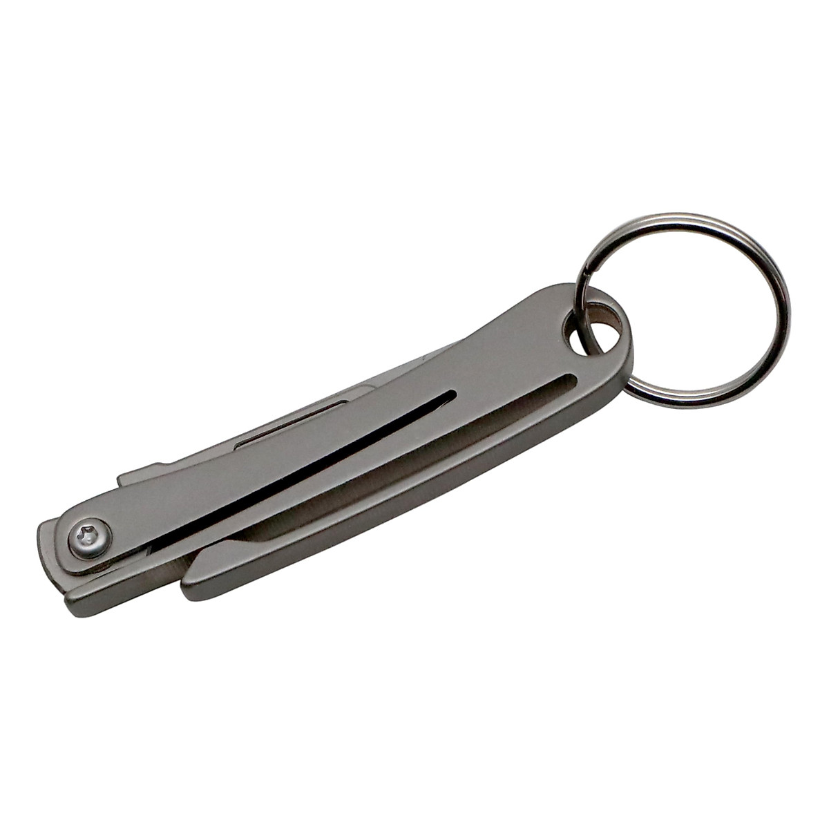 outROAR Gear Titanium Keychain Knife & 10 Replaceable Razor Blades, Mini Folding Scalpel Pocket Knife Box Cutter Hobby Knife