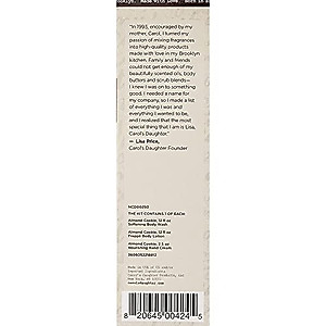 Carol’s Daughter Almond Cookie Body Gift Set For Dry Skin, Blended with Almond Oil, Contains Sulfate Free Body Wash, Hand Cream, and Body Lotion, Paraben Free