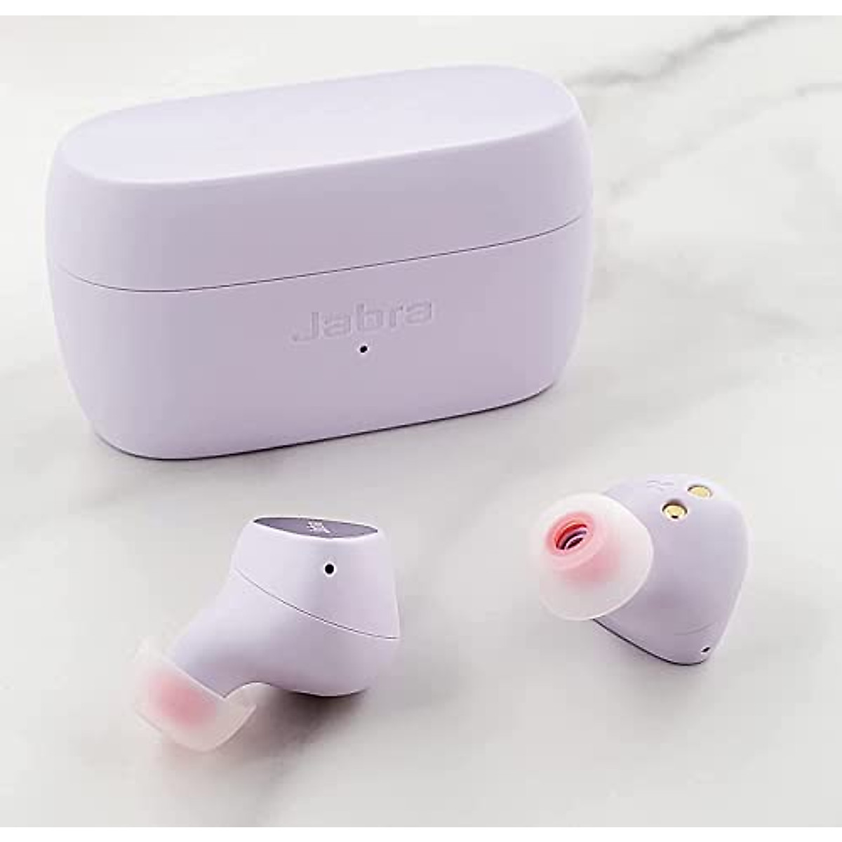 ALXCD Ear Tips Compatible with Jabra Elite 65t 75t 7 Active 7 Pro Elite 3 Elite 4, S/M/L 3 Sizes 6 Pairs Soft Silicone Earbud Tips, Compatible with Jabra 65t 75t Elite 7 Elite 3 Elite 4, Gray/White