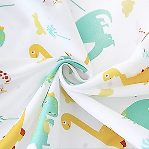 Dinosaur Crib Sheet for Boys Girls, Baby Crib Sheet Fit for Standard Crib and Toddler Mattress, Soft and Breathable Microfiber Crib Fitted Sheet for Unisex Baby