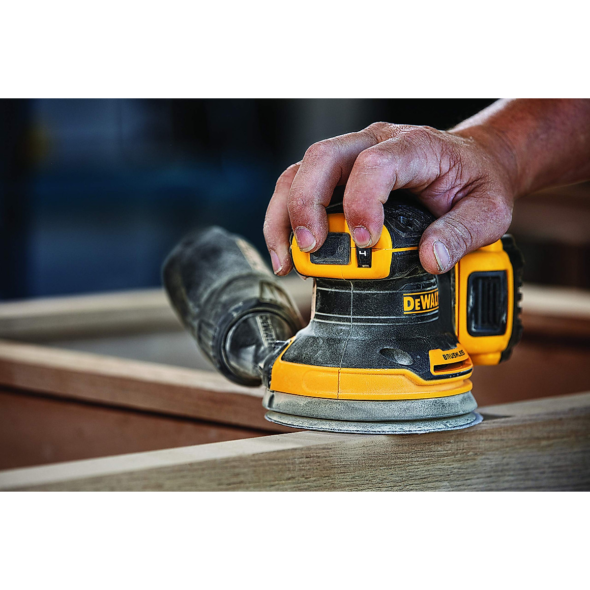 DEWALT 20V MAX Orbital Sander, Tool Only (DCW210B), Yellow