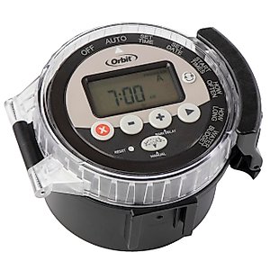 Orbit 57865 Battery-Operated Sprinkler Timer, Black