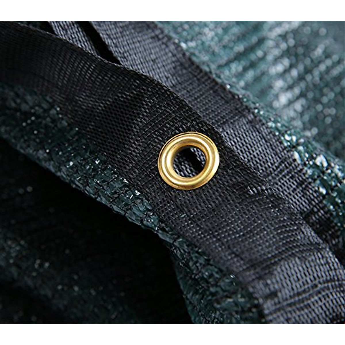 E.share 70% Green Shade Cloth Taped Edge with Grommets 12 ft X 6 ft