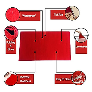 BNOSDM 2 Pieces Reptile Carpet Bearded Dragon Terrarium Substrate Mat Reptile Cage Mat Bedding Supplies for Leopard Gecko Lizard Iguana Snake Tortoise