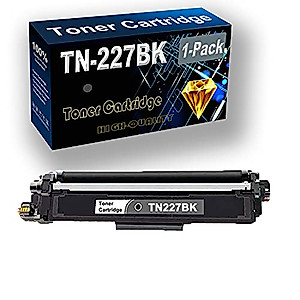 Kolasels 1-Pack (Black) Compatible Toner Cartridge Replacement for TN-227 TN227 TN-227BK Printer Cartridge use for HL-L3210CW HL-L3230CDW HL-L3270CDW Printer