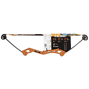 Bear Archery Valiant Bow Set for Youth, Right Hand, Flo Orange