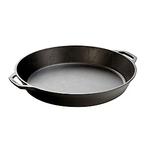Lodge 17-Inch Cast Iron Skillet + 12-Inch Cast Iron Skillet