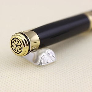 Gullor Advanced Picasso Rollerball Pen 903 Black Light with Golden Clip Pen