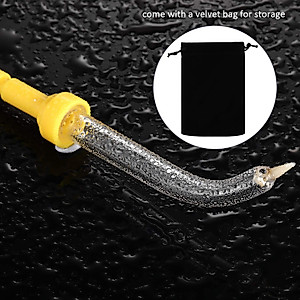 Yaomiao 4 Pcs Replacement Tips Compatible with Waterpik 2 Colors Periodontal Tips for Dental Water Flossers (Like Wp - 100) and Other Oral Irrigators