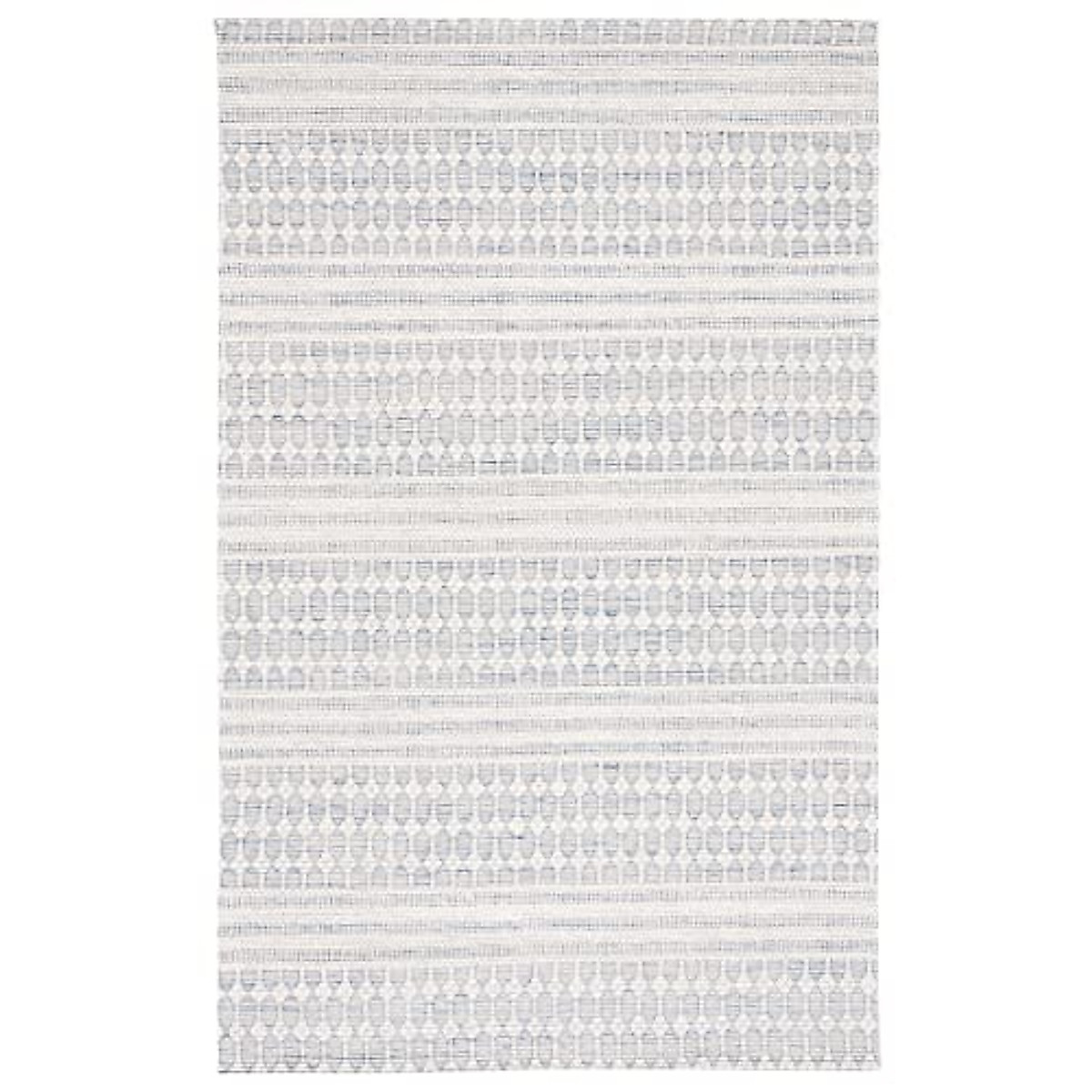 Safavieh Marbella Collection 8' x 10' Navy/Ivory MRB327N Handmade Contemporary Wool Area Rug