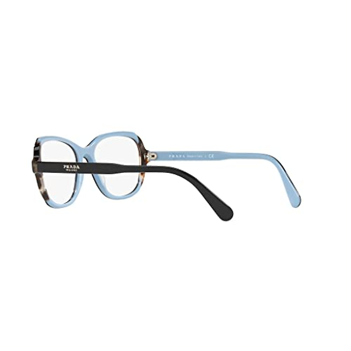 Eyeglasses Prada PR 3 VV KHR1O1 Top Black/Azure/Spotted Brown, 54/17/140