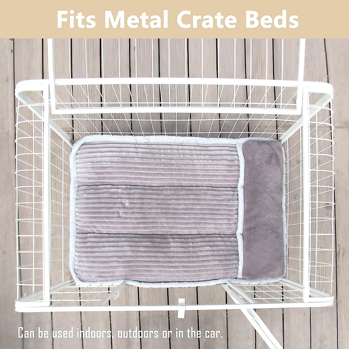 WINDRACING Large Dog Bed with Pillow for Crate Kennel, Sofa Dog Bed, Super Soft pet Bed for Medium, Jumbo, Furniture