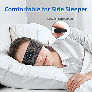 LeekaoWee 2023New Sleep Headset, Bluetooth Sports Sleep Headset, with Ultra-Thin high-Definition Stereo Speakers, Suitable for Sleep, Sports, Jogging, Yoga, Insomnia, air Travel etc.FD3
