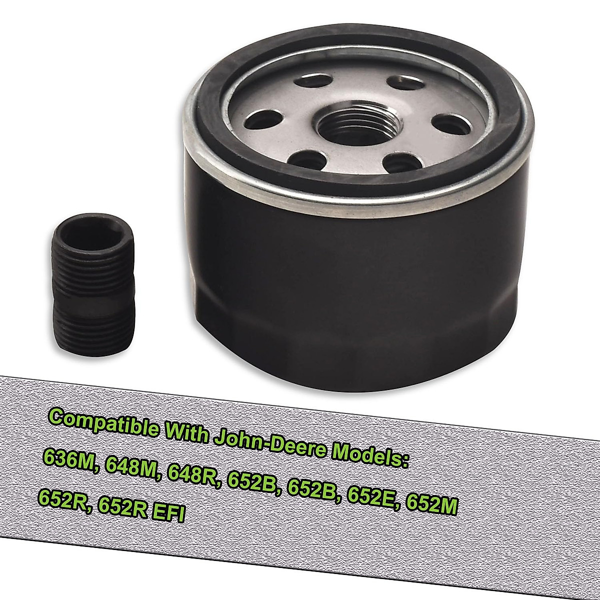 TY26640 Oil Filter Wrench - AM125424 Engine Oil Filter Kit Compatible With John-Deere Replaces GY20577,AM39687, AM119567, AM101207, TY26640