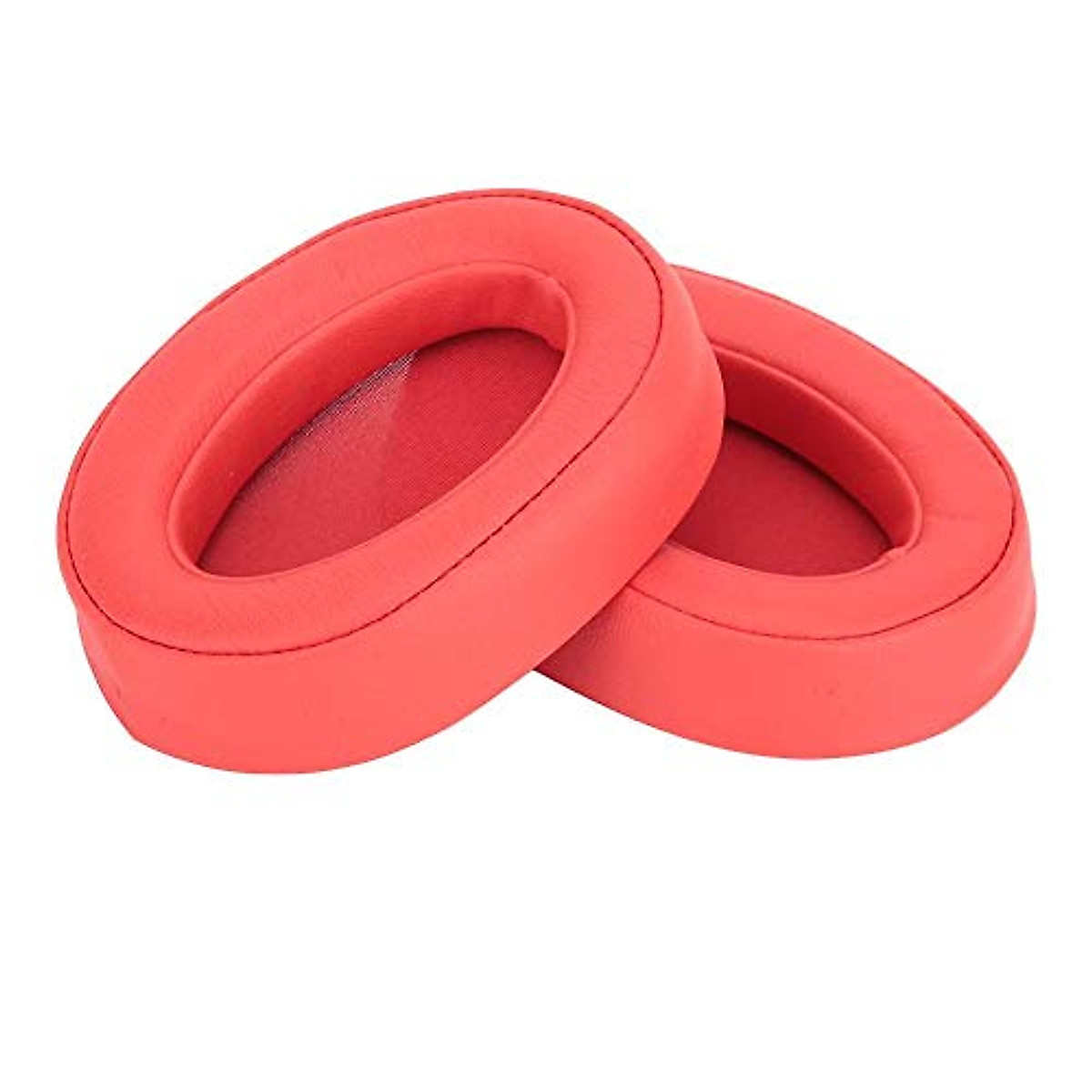 Red Earphone Cover Replacement Ear Pads Cover Headset Cushion for Sony MDR 100ABN WH H900N Headphone Red