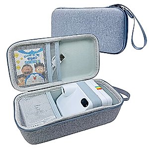 RAWECUD Hard Carrying Case for Polaroid Go Instant Mini Camera (9035), Travel Storage Box for Polaroid Go Camera and Film Accessories (Case Only) (Grey)