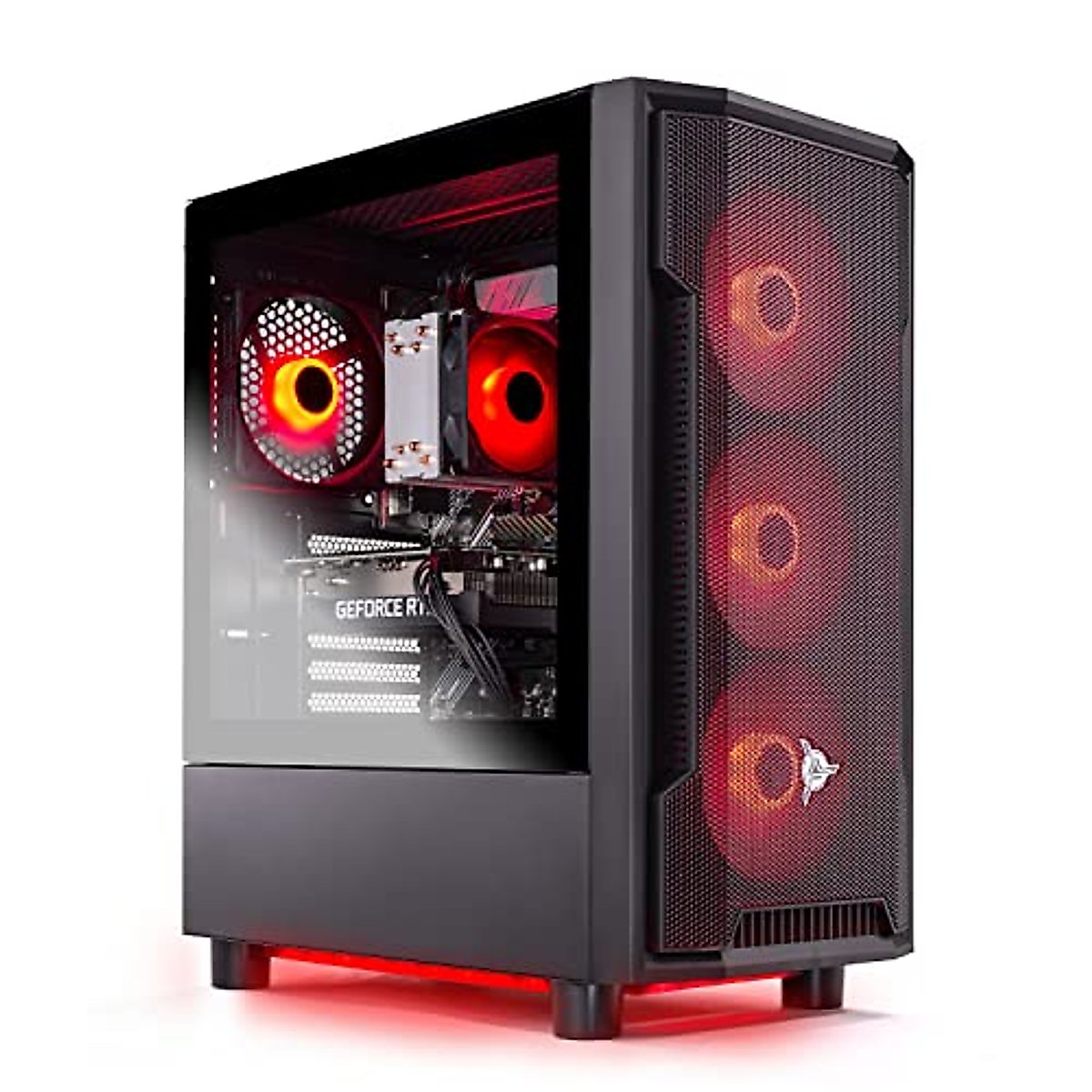 Skytech Gaming SkyTech Shadow 3.0 Gaming Computer PC Desktop - Ryzen 5 3600 6-Core 3.6GHz, RTX 3060 Ti 8GB, 1TB SSD, 16GB DDR4 3000, RGB Fans, AC WiFi, Windows 11 Home 64-bit, Black