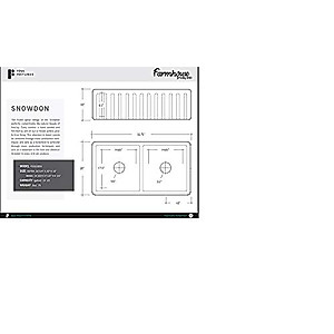 Fine Fixtures Farmhouse Double Kitchen Sink