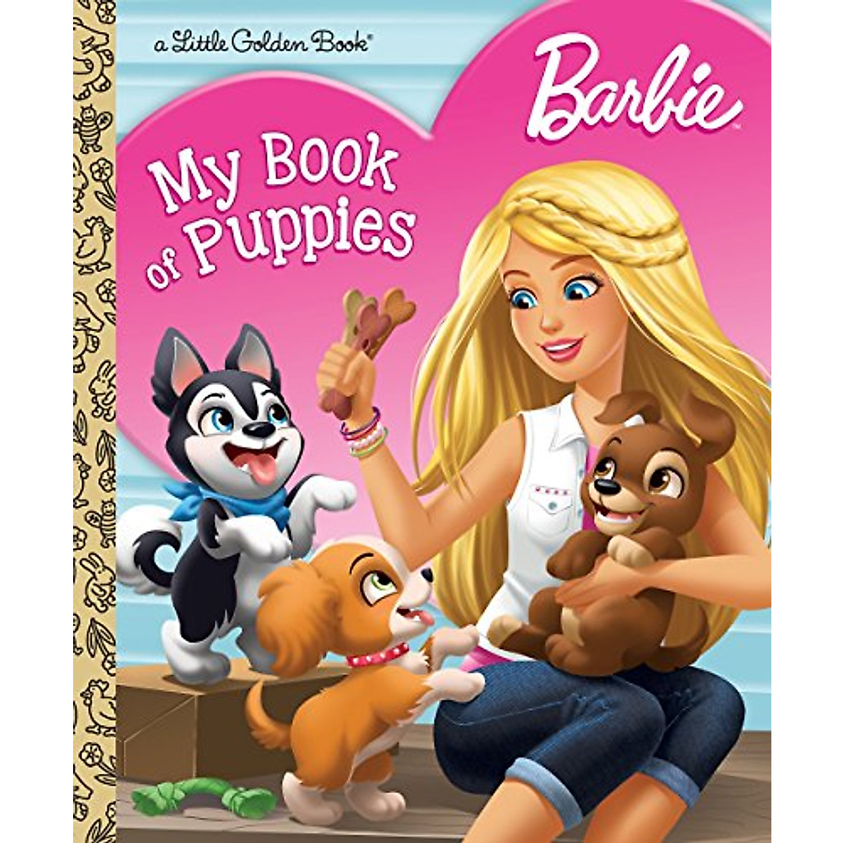 Barbie: My Book of Puppies (Barbie) (Little Golden Book)