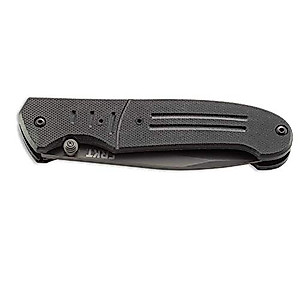 CRKT Ignitor T EDC Folding Pocket Knife: Assisted Opening Everyday Carry, Satin Blade, Thumb Stud, Liner Lock, G10 Handle, Pocket Clip 6860