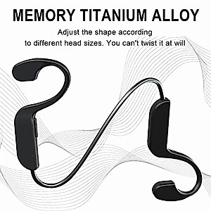 Outdoor Stereo Earbuds Bone-Conduction Earphone Wireless Bluetooth Headphones Sports Waterproof Headset Built-in Microphone