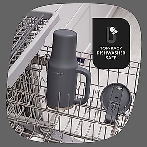 Contigo Streeterville 40oz Tumbler, Stainless Steel Vacuum Insulated, Leak-Proof, Cold for 29 Hours, Darkstone