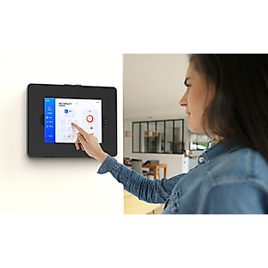 Locking iPad Wall Mount – CTA Anti-Theft Tablet Wall Mount For iPad 10th Gen 10.9-inch - iPad 7th/8/9 Gen - iPad Air 4 - Galaxy Tab - Lenovo Tab 4 - Zebra Tablets & More - Black - (PAD-PARAW)
