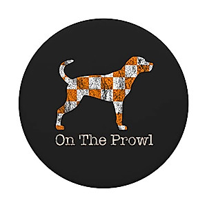 Tennessee Hound On The Prowl Vol Dog Knoxville Fan Game Gift PopSockets Swappable PopGrip