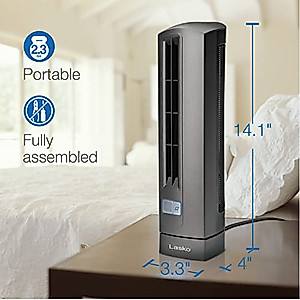 Lasko 4000 Air Stik Ultra-Slim Oscillating Fan (Renewed)