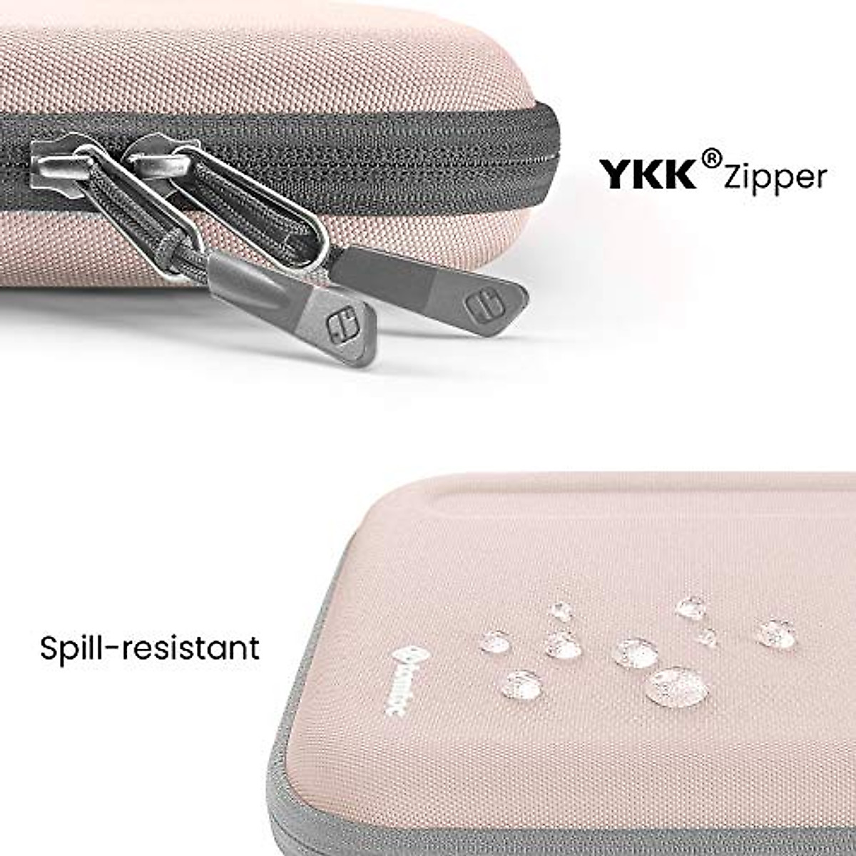 tomtoc Portfolio Case for 10.9-inch New iPad Air 5th Gen 2022, 11-inch iPad Pro M1&M2 2018-2022, 10.9-in/10.2-in iPad 10/9, Carrying Storage Sleeve Bag with Accessories Compartment