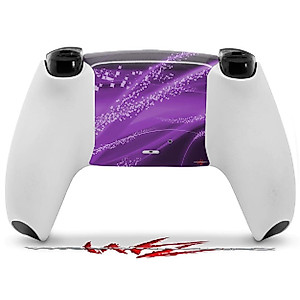 WraptorSkinz Skin Wrap compatible with Sony PS5 DualSense Controller Mystic Vortex Purple (CONTROLLER NOT INCLUDED)