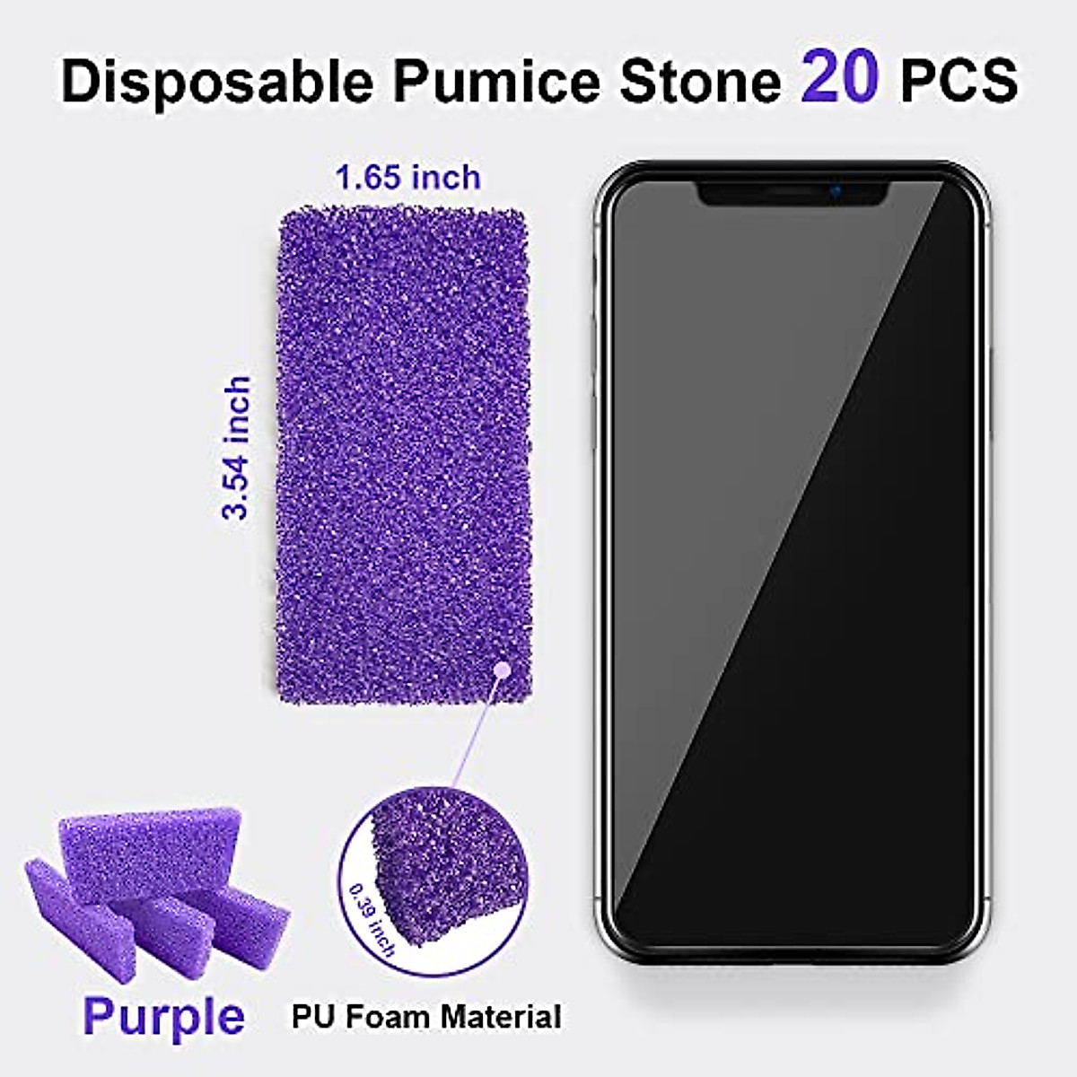 Foot Callus Remover Kit Foot File Callus Remover for Feet Pedicure Supplies Professional Metal Foot File and 20 PCS Pumice Stone for Feet Foot Scraper for Callus Removal Rough Dead Skin Removal.