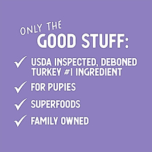 Health Extension Little Cups Grain-Free Wet Dog Food, Puppy Pate - Turkey 3.5 oz - Nutrient-Rich, Easy to Digest, Ideal for Puppies (Case of 12 Cups)