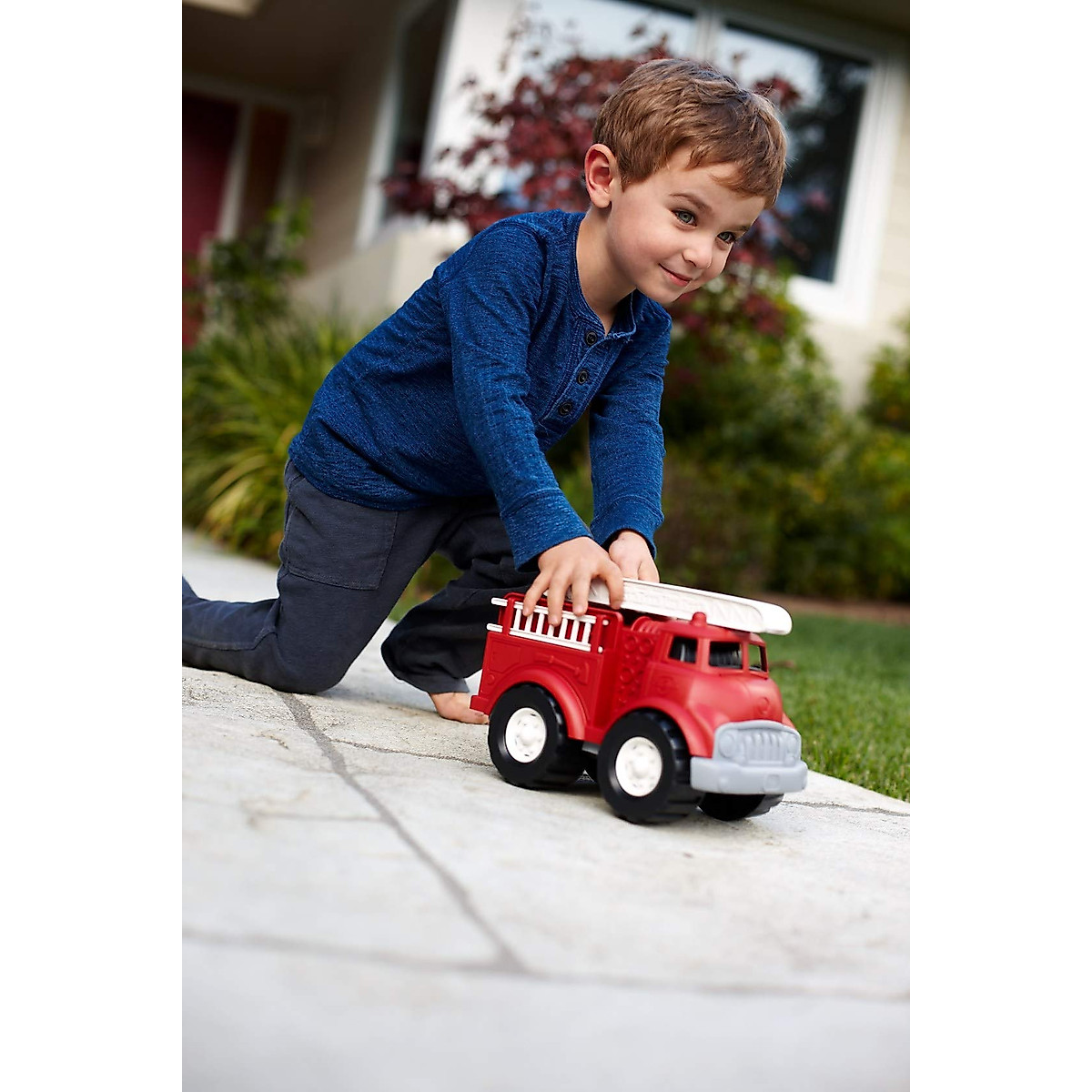 Green Toys Fire Truck - CB2
