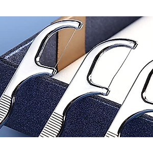 WOIWO 2PCS Stainless Steel Dental Floss Carry Oral Care Floss Cleaning Dental Crevices Tools Portable Dental Floss  