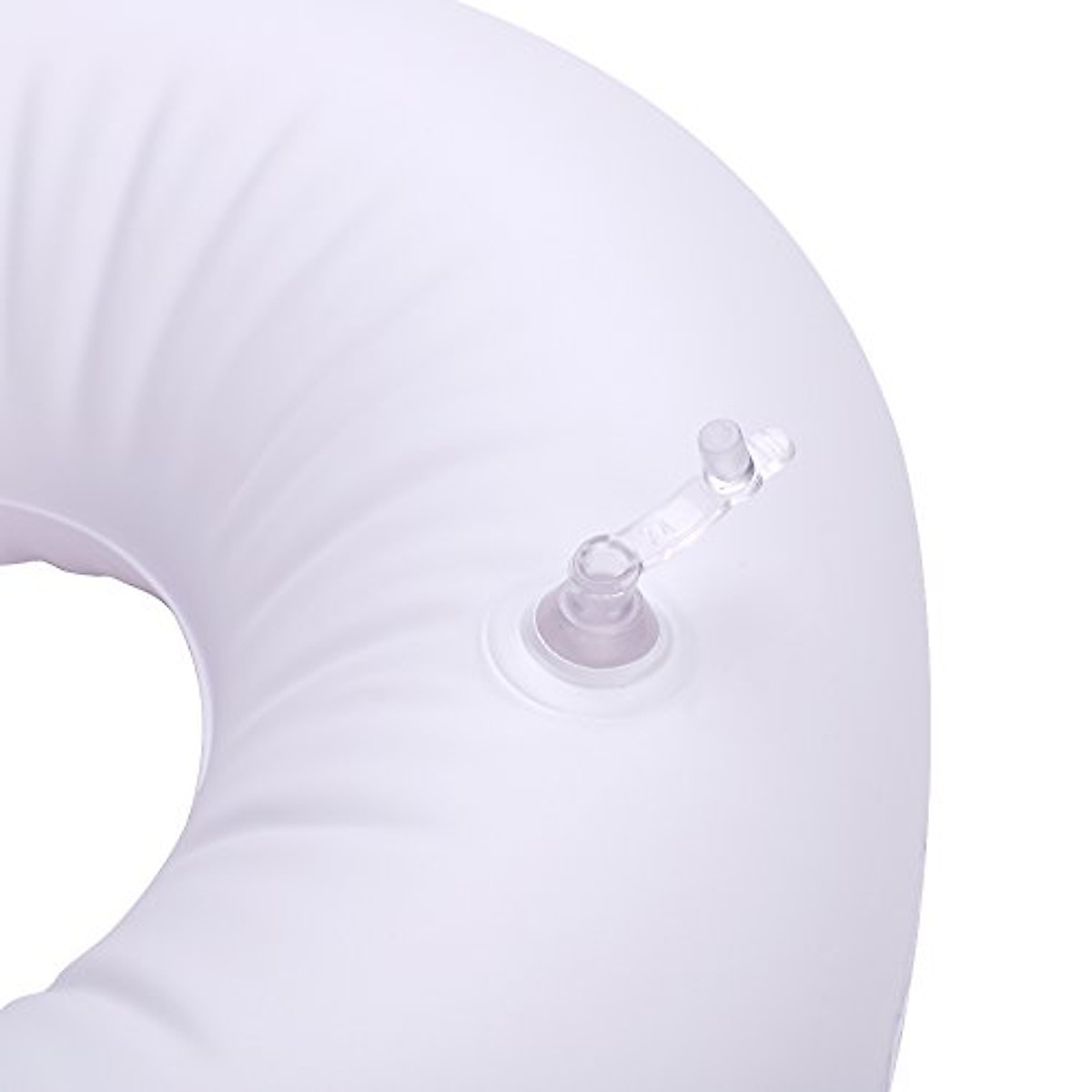 Neck Pillows Kids Travel Pillow Inflatable Head Support Pillow Cute Cozy U Shape Neck Pillow for Car Seat Airplanes Train Soft Washable Chin Neck Support Pillow for Toddler Boys Girls (Pink)