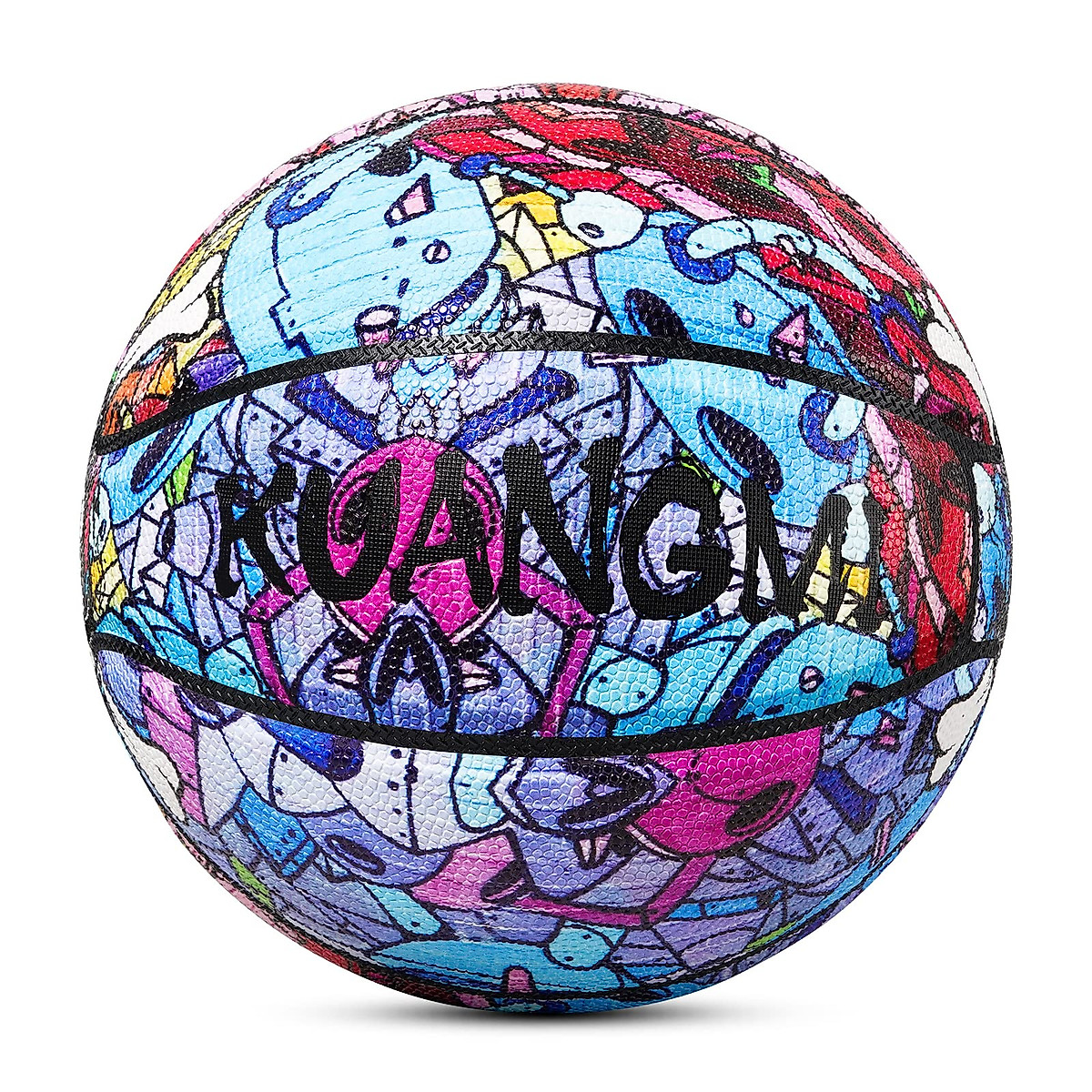 Kuangmi Pirate Street Basketball, Men's Official Size 7 29.5", Made for Outdoor & Indoor Basketball Games