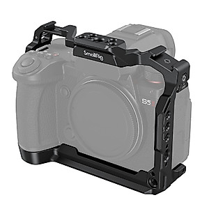 SmallRig G9 II S5 II S5 IIX Camera Cage for Panasonic LUMIX G9 II / S5 II / S5 IIX with Built-in 2 Cold Shoes & 2 NATO Rails, Quick Release Plate for Arca - 4022