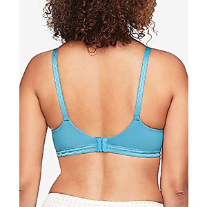 Warner's Women's Cloud 9 Super Soft Wireless Lightly Lined Comfort Bra 1269, Blue Moon, 38C